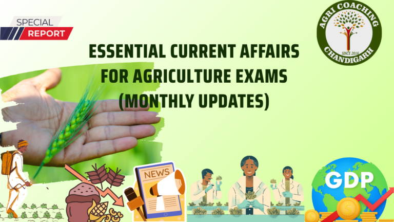 Agriculture Current Affairs 2025: Monthly UPSC Updates